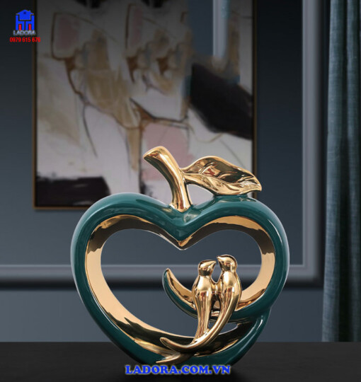 Tượng decor trang trí nhà đẹp và ý nghĩa Đôi chim uyên ương